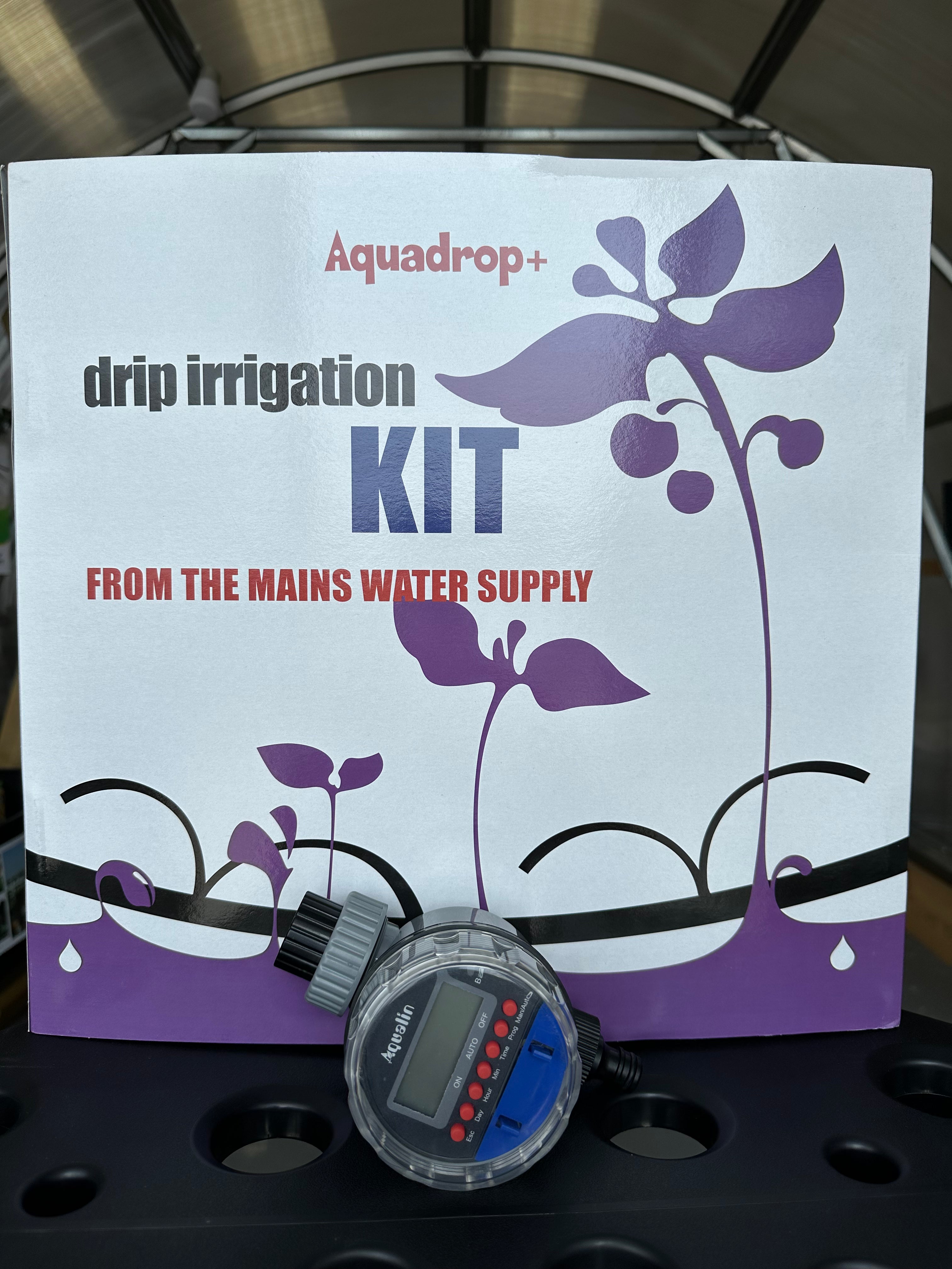 AQUADROP WATER DRIP SYSTEM With Timer – KSB Greenhouse
