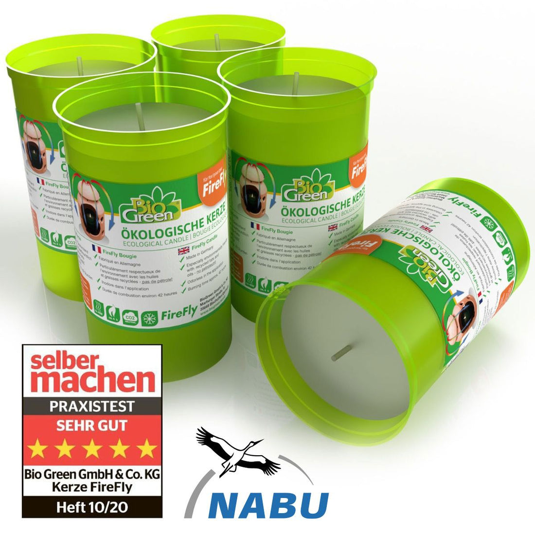 Ecological FireFly Candles 5 pcs. set – KSB Greenhouse